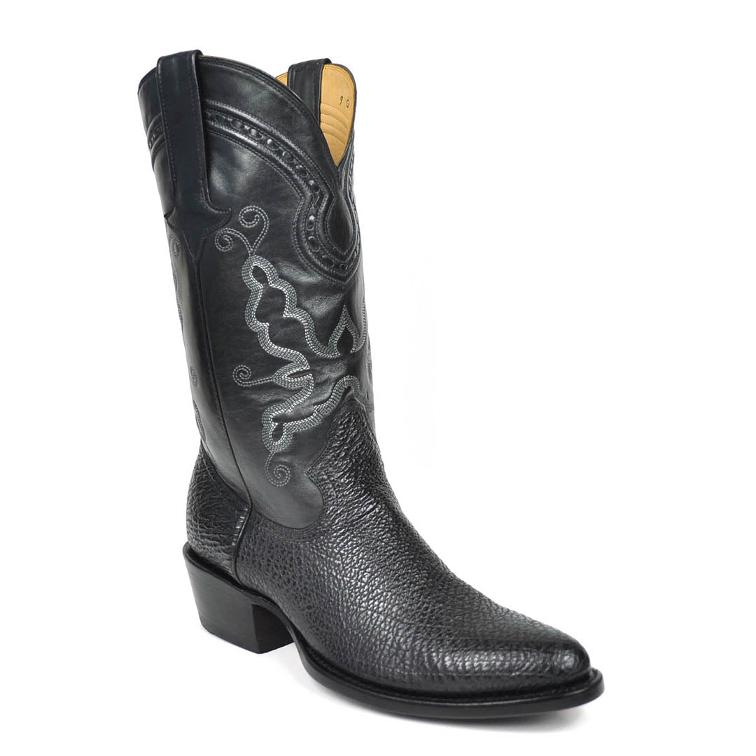Carson Shark Classic Western Boot - Black – Gavel Boots